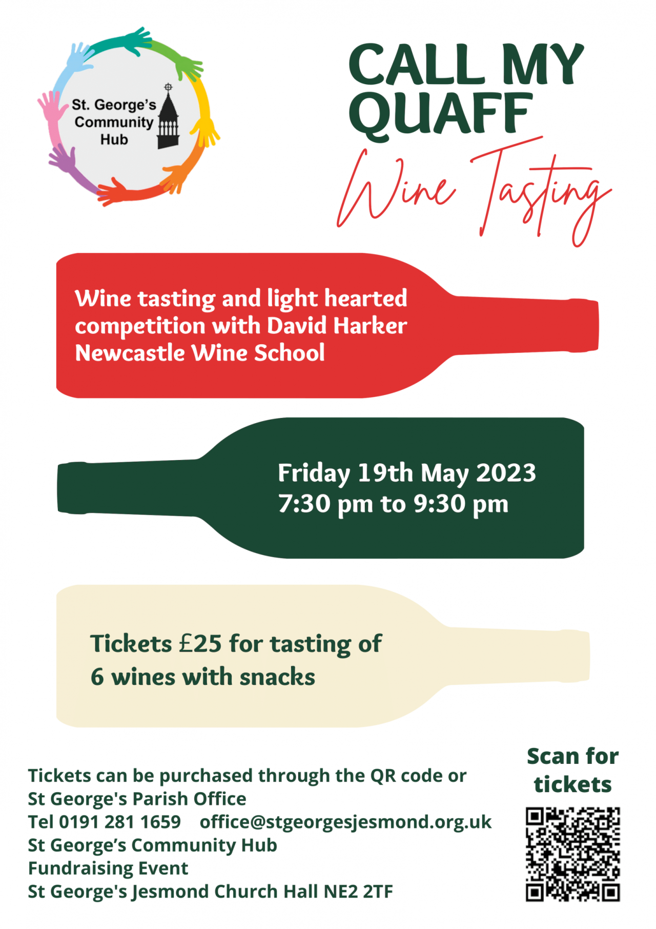 Wine Tasting – Community Hub Fundraiser | St Georges Jesmond Wine Tasting – Community Hub Fundraiser | St Georges Jesmond
